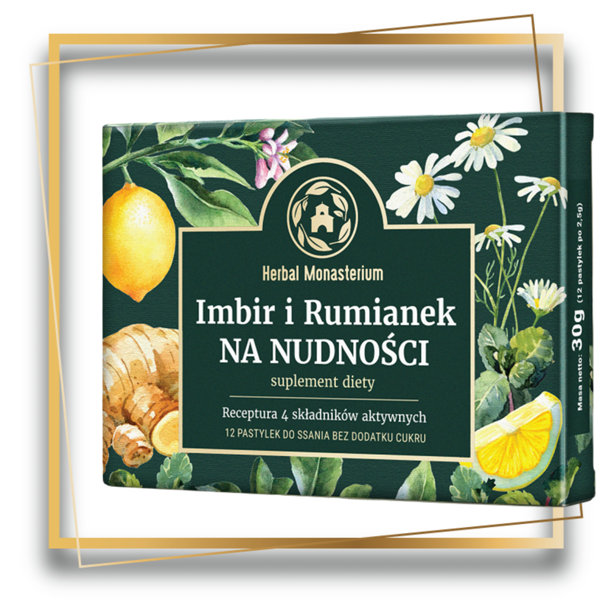 3-pak Imbir i Rumianek na nudności - Herbeo.pl